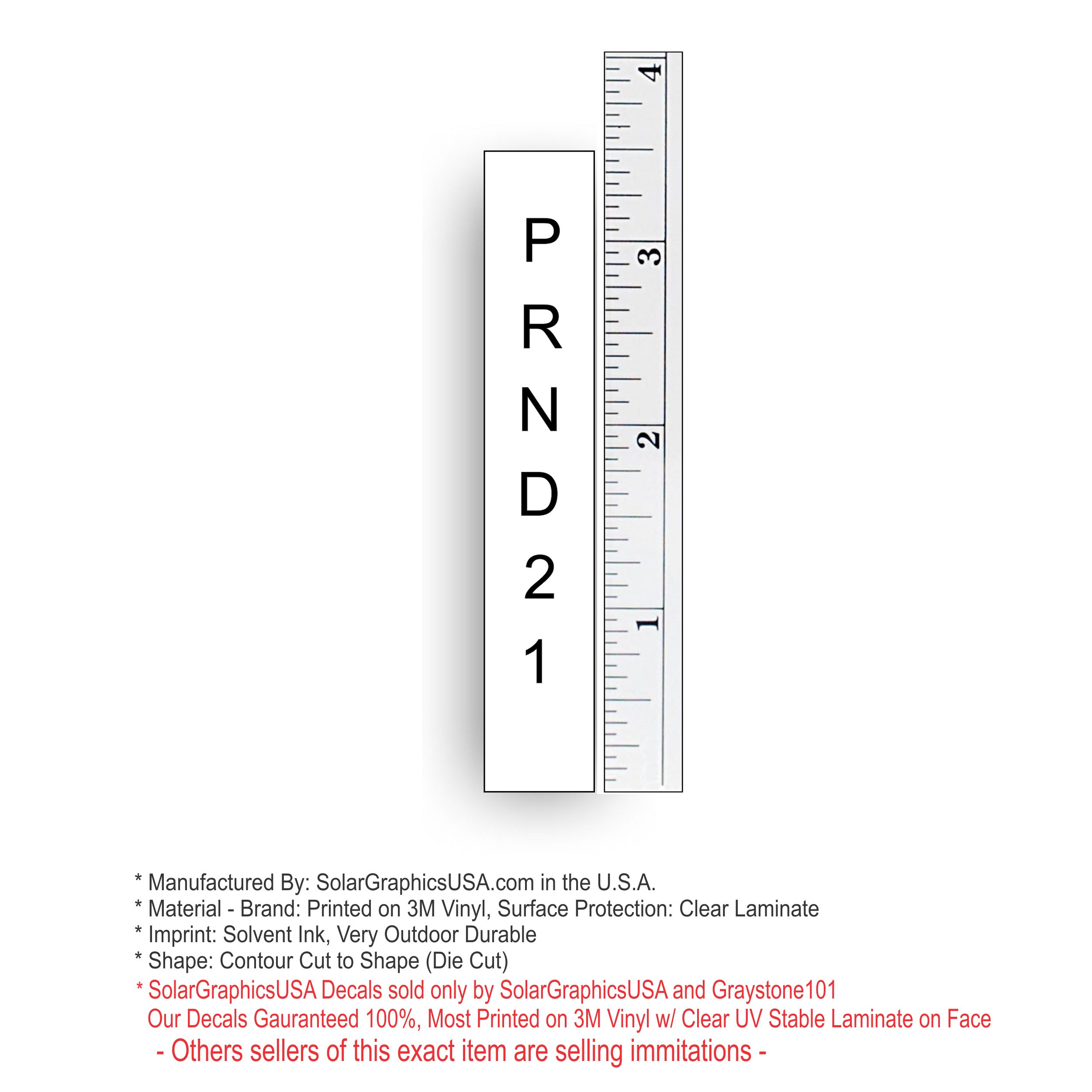 solargraphicsUSA.com - Jeep Shift Pattern Decals